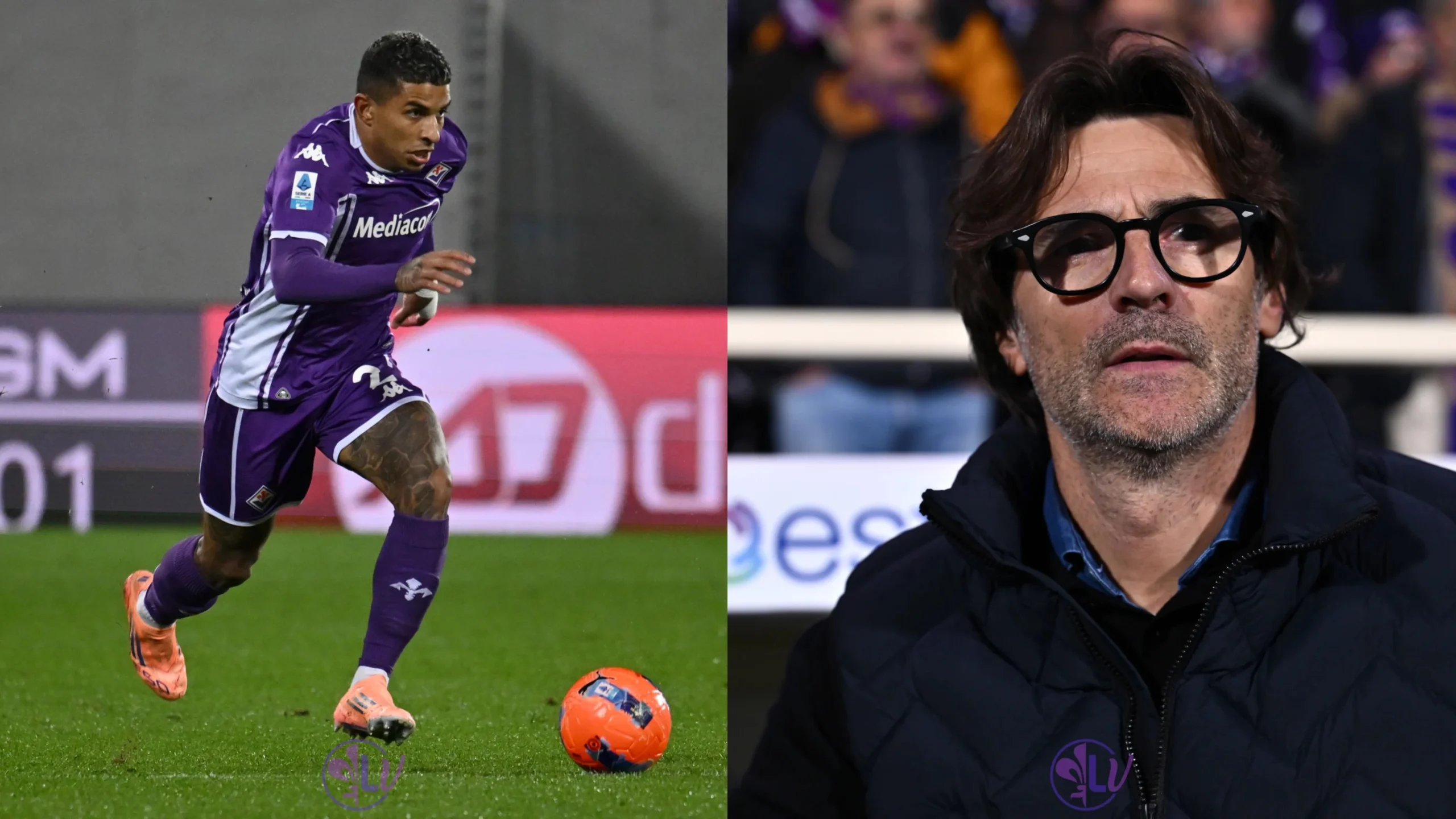 La Fiorentina segna il 2-0 e Dodò corre ad abbracciare Vanoli: "Questo è tuo mister, è tuo"